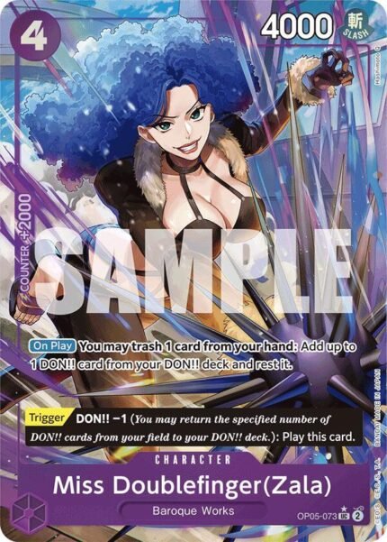 Miss Doublefinger(Zala) (Full Art) - PRB01 Premium Booster -The Best ...
